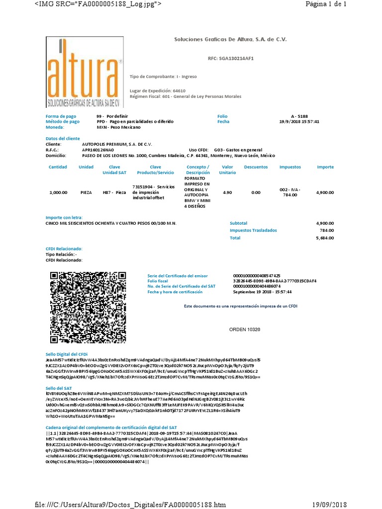 Factura Formatos | PDF | Business