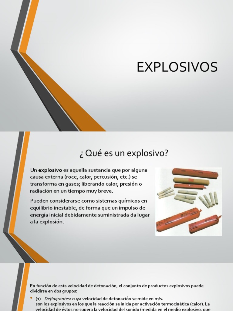 Explosivos | Material explosivo | Química