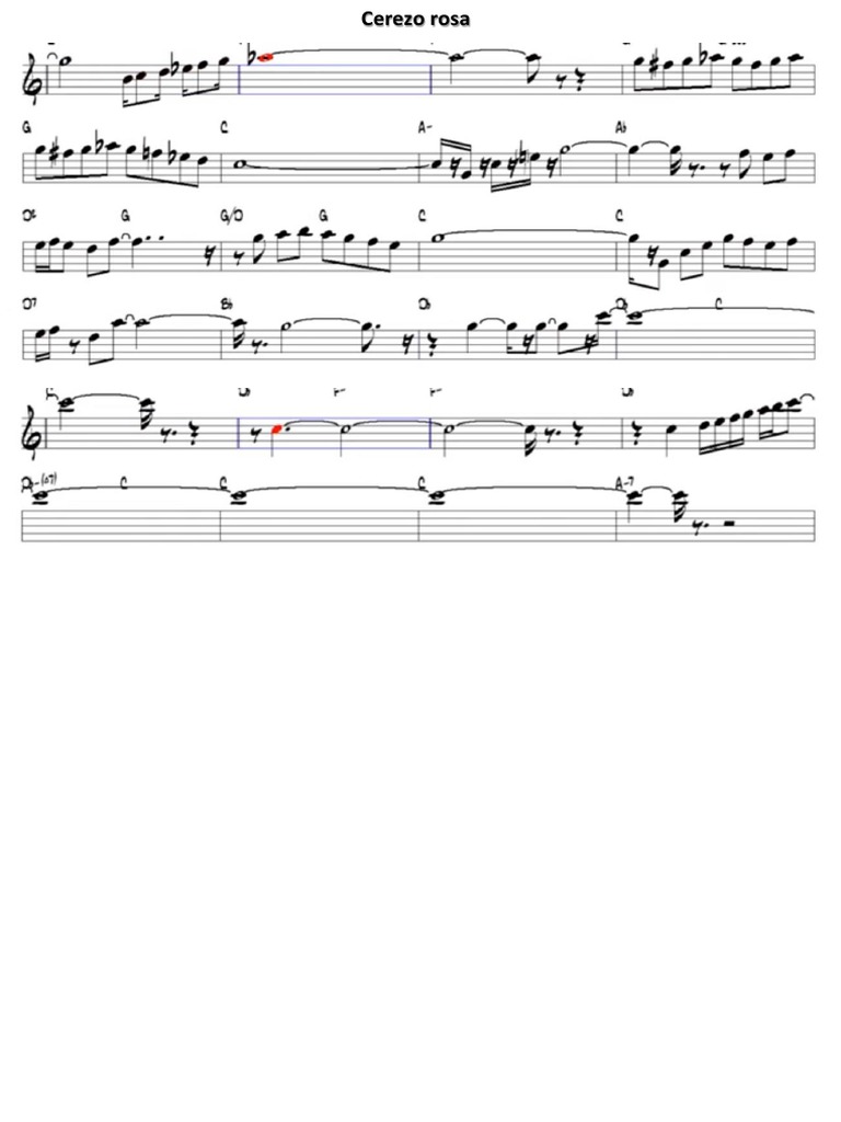 Cerezo Rosa | PDF | Musica cubana | Musica Latinoamericana