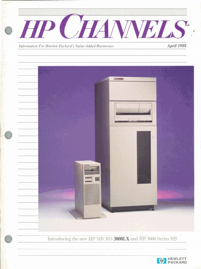 HPChannels 1988-4-37pages Apr88 OCR | PDF | Hewlett Packard | Personal ...