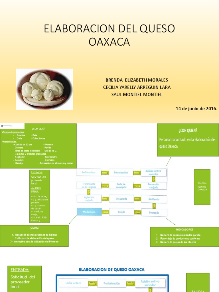 Elaboracion Del Queso Oaxaca