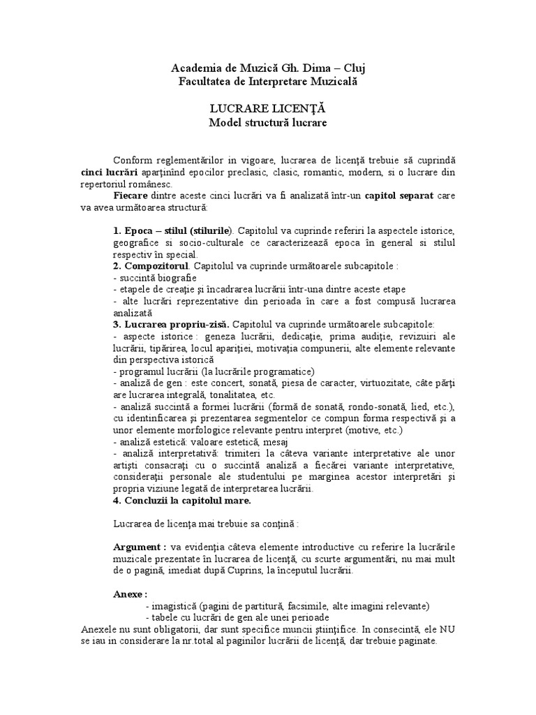 Lucrare Licenta - Model Instrumente PDF | PDF
