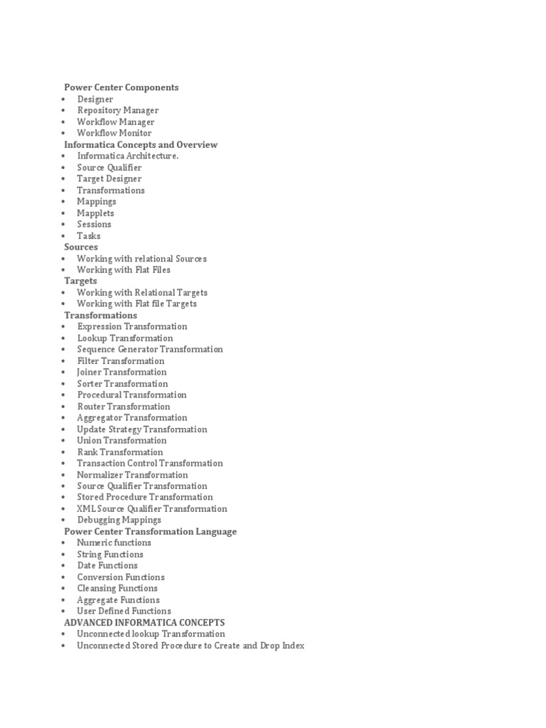 Informatica Workflow Scheduling Guide | PDF