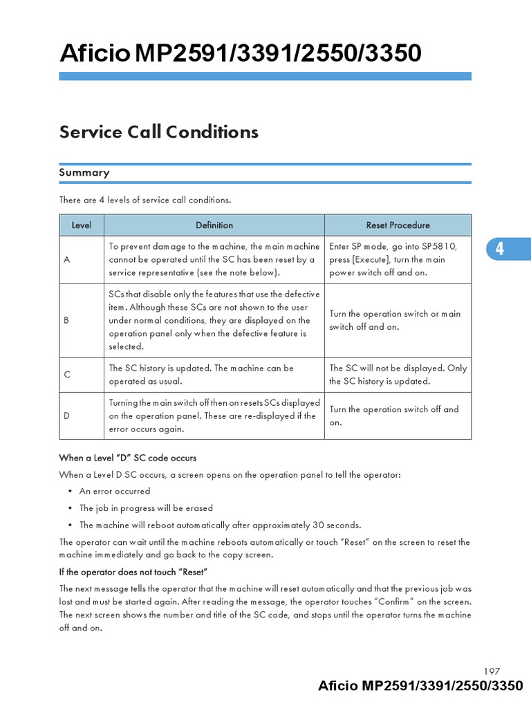 MP Service Call Code Guide | PDF | Power Supply | Booting