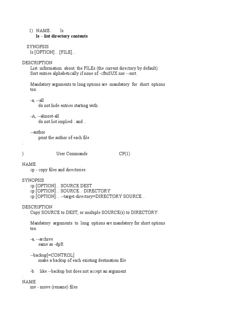 Ls - List Directory Contents | PDF | Software Development | Secure Shell