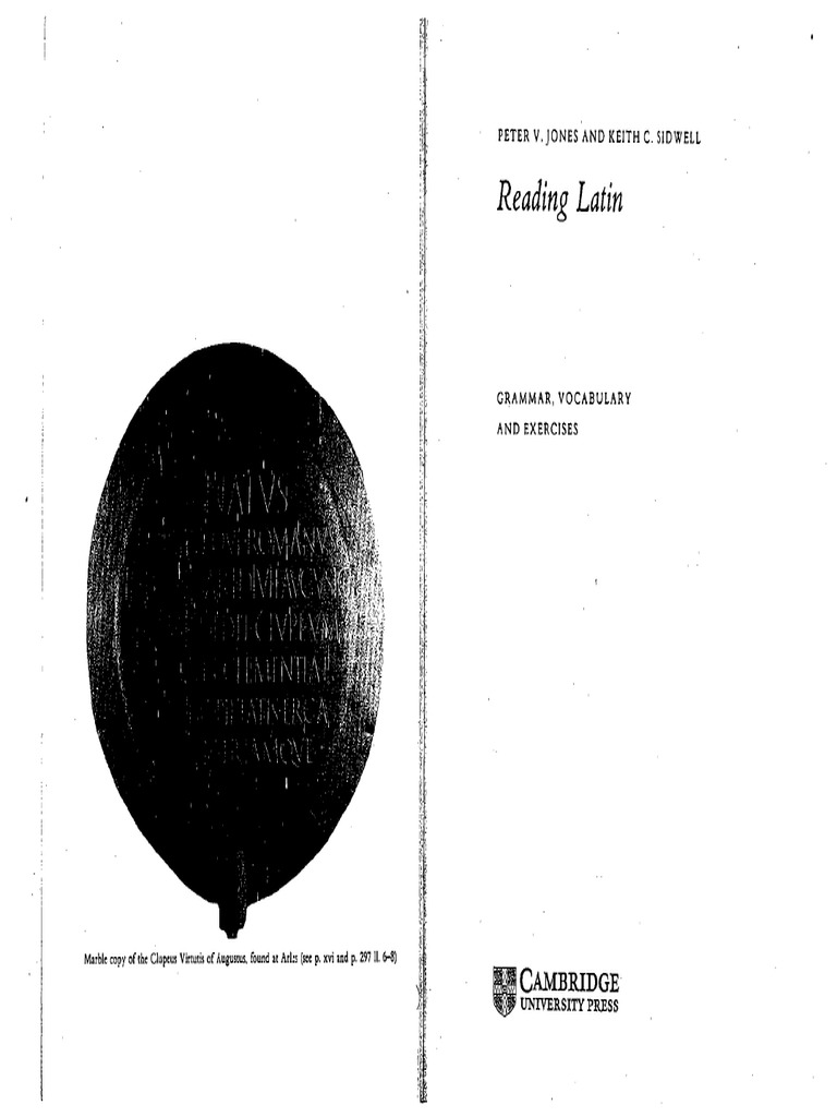 11 Reading Latin Grammar, Vocabulary and Exercises PDF | PDF