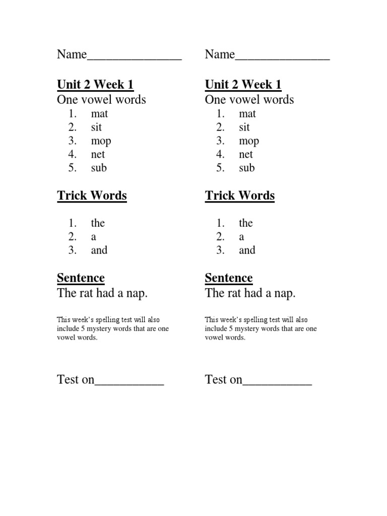 Unit 2 Week 1 | PDF | Language Arts & Discipline | Foreign Language Studies