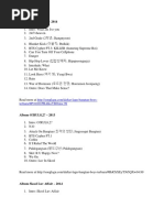 BTS Songs List | PDF | Popular Music | Albums