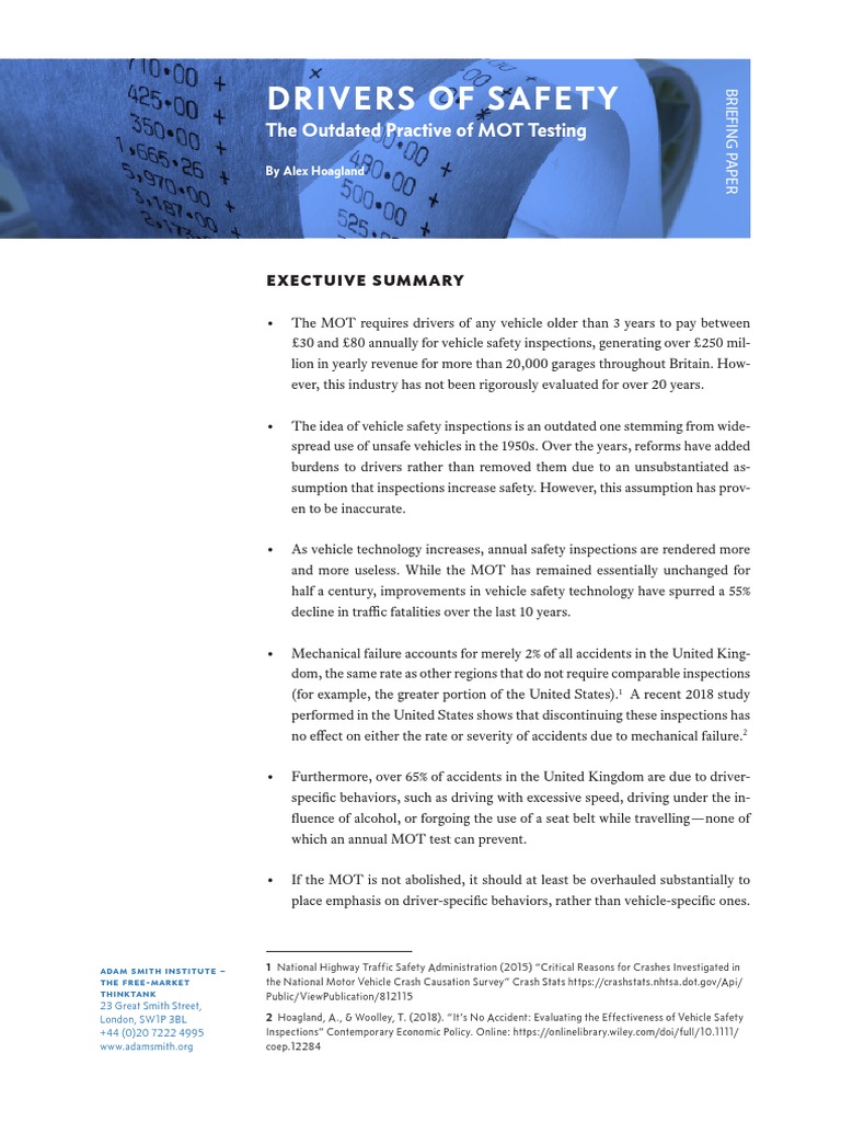 Drivers of Safety | PDF | Traffic Collision | Automobile Safety