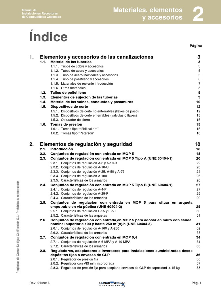 Materiales y Accesorios para Gas Natural | PDF | Cobre | Acero