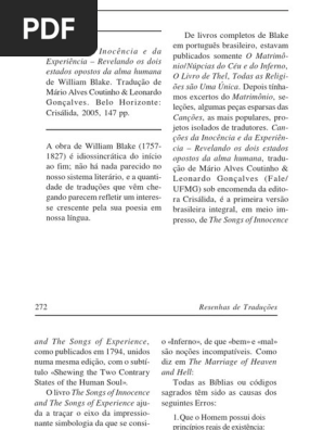 William Blake Grava Cancoes De Inocencia E Experiencia The Project