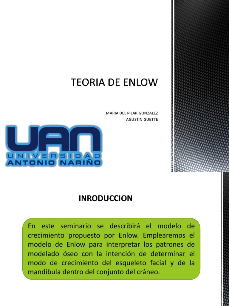 Teoria de Enlow | PDF | Cráneo | Hueso
