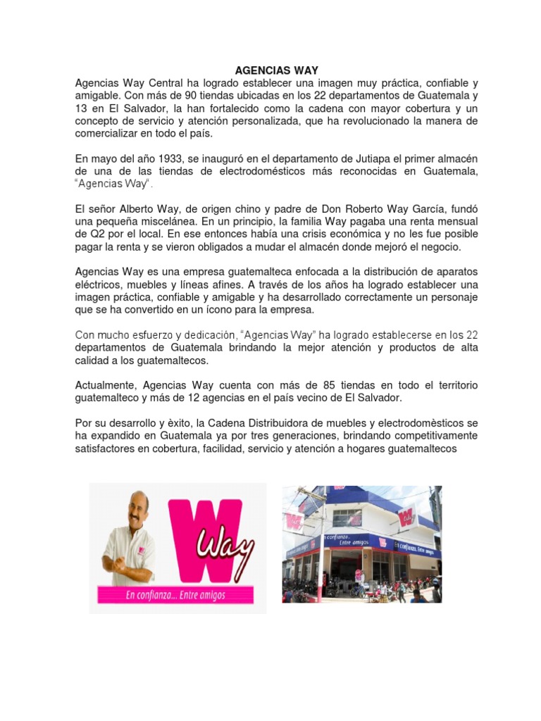 AGENCIAS WAY | Guatemala | Business