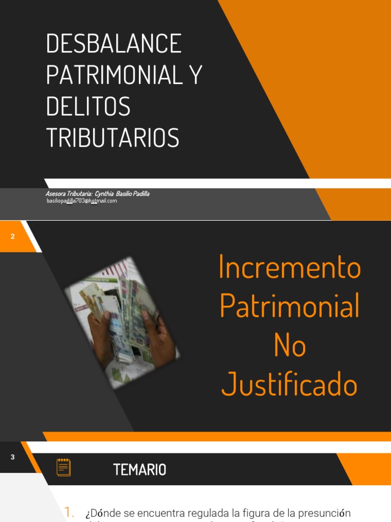 Desbalance-patrimonial.pptx | Bienes (Ley) | Impuestos