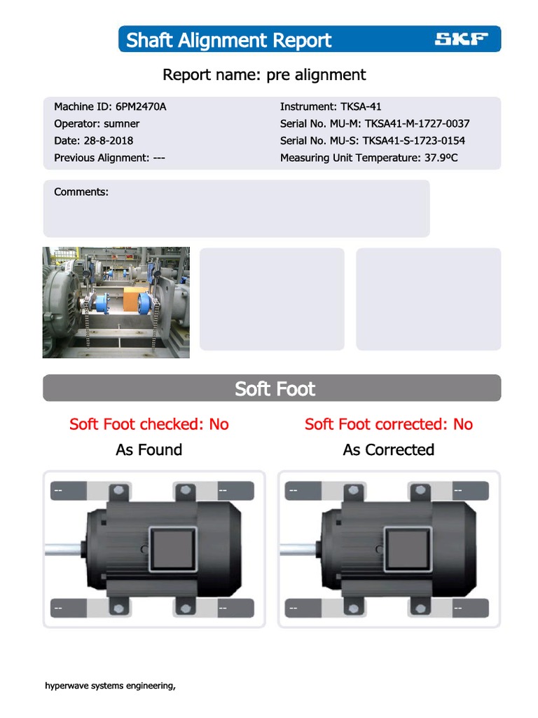 Shaft Alignment Report | Download Free PDF | Engineering Tolerance ...