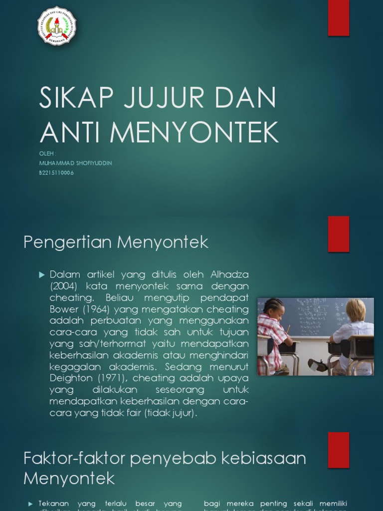Sikap Jujur Dan Anti Menyontek | PDF