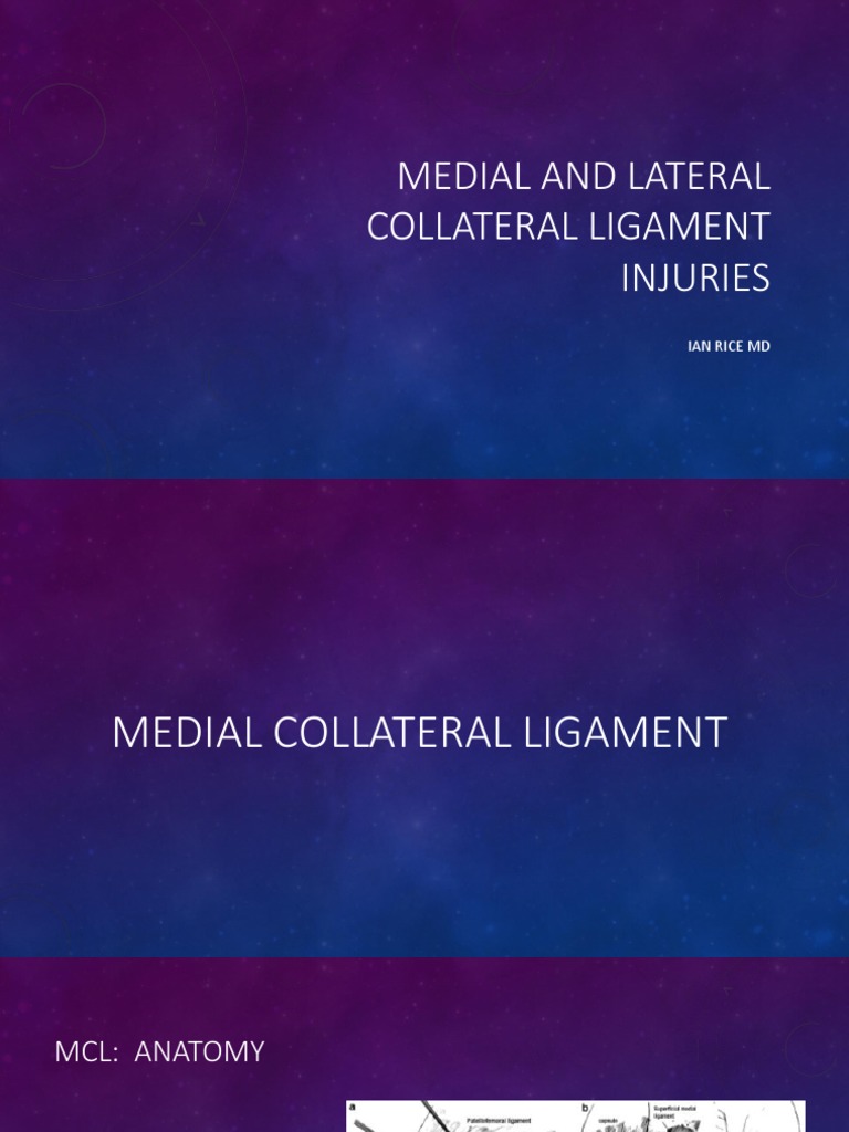 Knee MCL and LCL Injuries | PDF | Knee | Joints