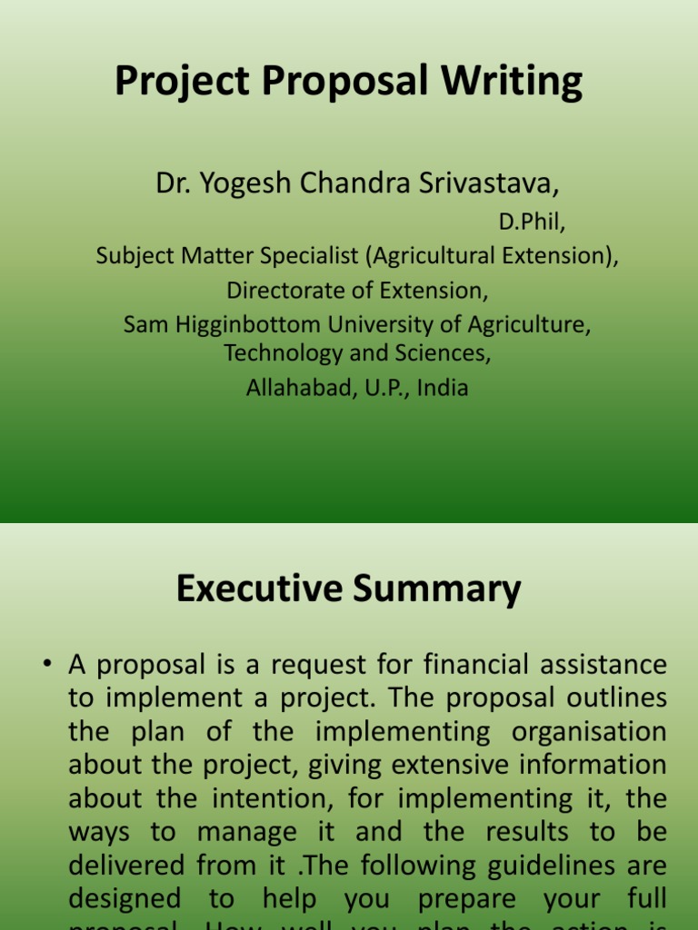 Guidelines for Writing Project Proposals | PDF | Abstract (Summary ...