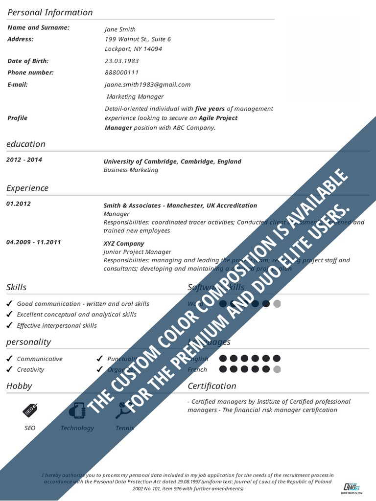 Jane Smith CV | PDF | Business | Information Technology