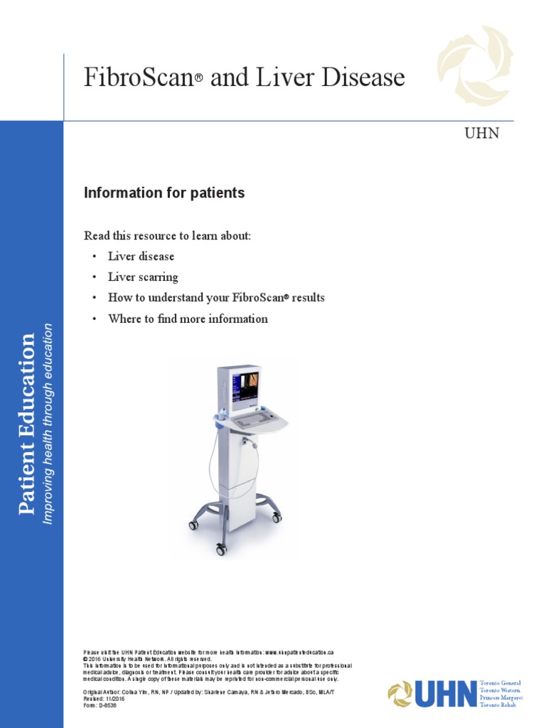 FibroScan Liver Disease PDF | PDF | Cirrhosis | Hepatitis