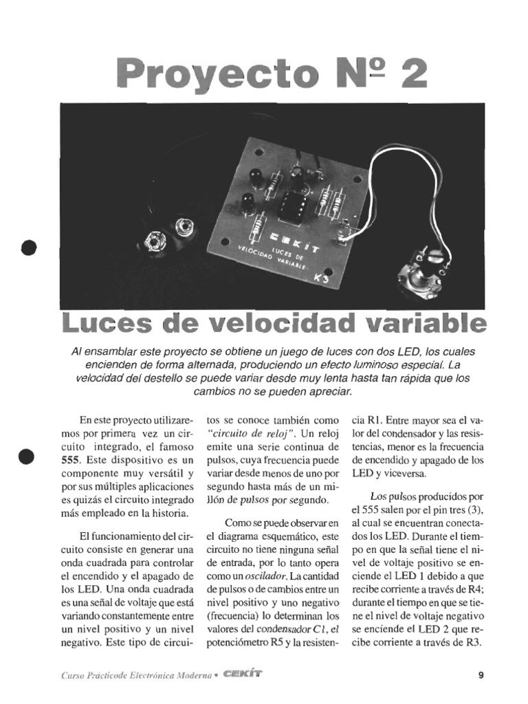 Luces De Velocidad Variable Pdf Naturaleza