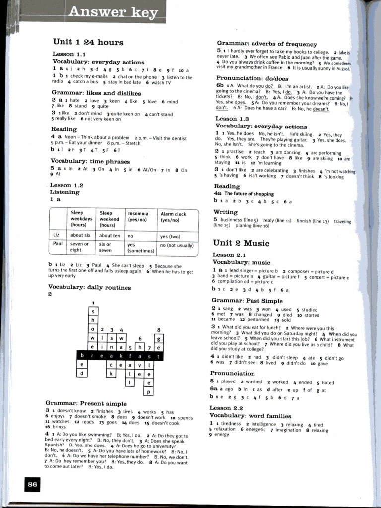 Total English Pre Intermediate Workbook Answer PDF | PDF