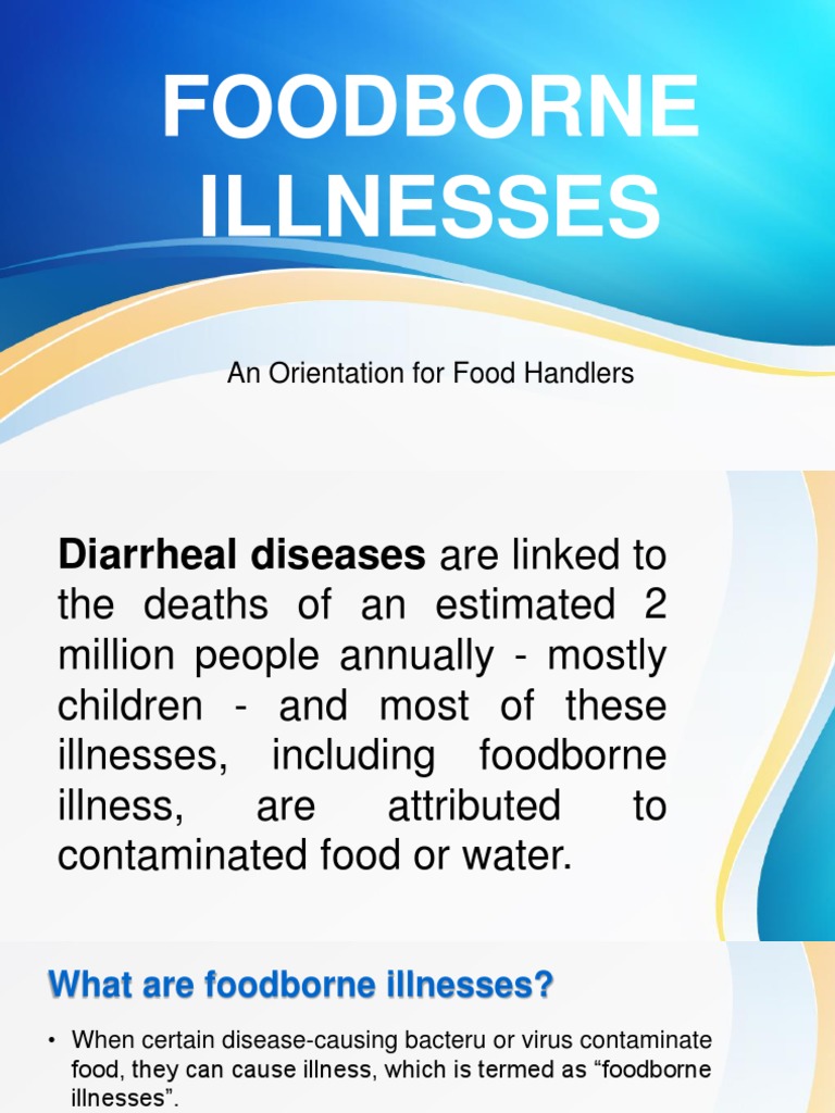 Foodborne Illnesses: An Orientation For Food Handlers | PDF | Foodborne ...