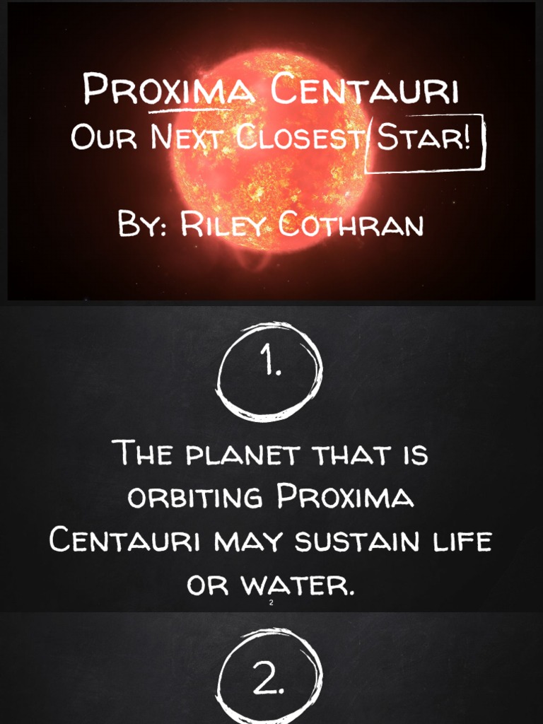 Cothran Kids - Proxima Centauri | PDF | Science & Mathematics