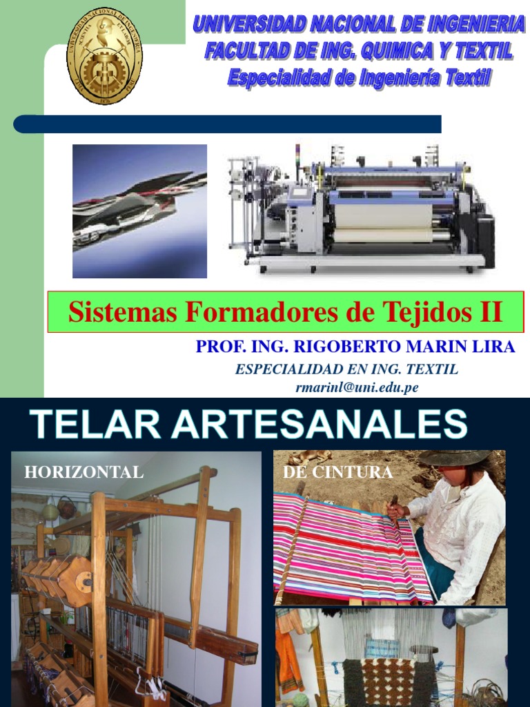 Tipos de Telares Artesanales e Industriales | PDF | Telar | Equipo ...
