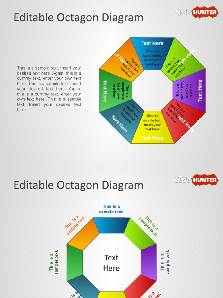 1120 Editable Octagon Diagram For Powerpoint | PDF | Creative Commons ...