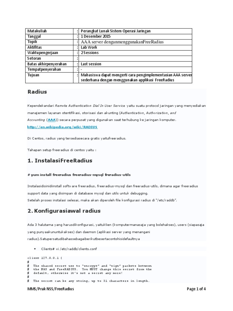 15 Freeradius PDF | PDF