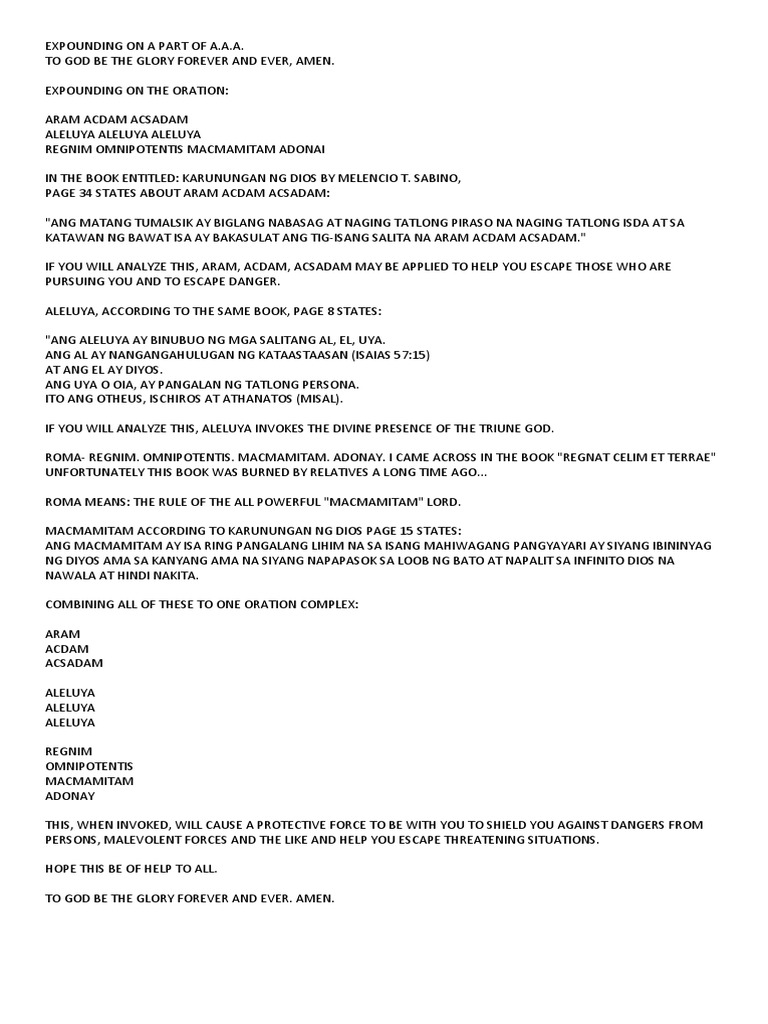 Expounding On A Part of A | PDF