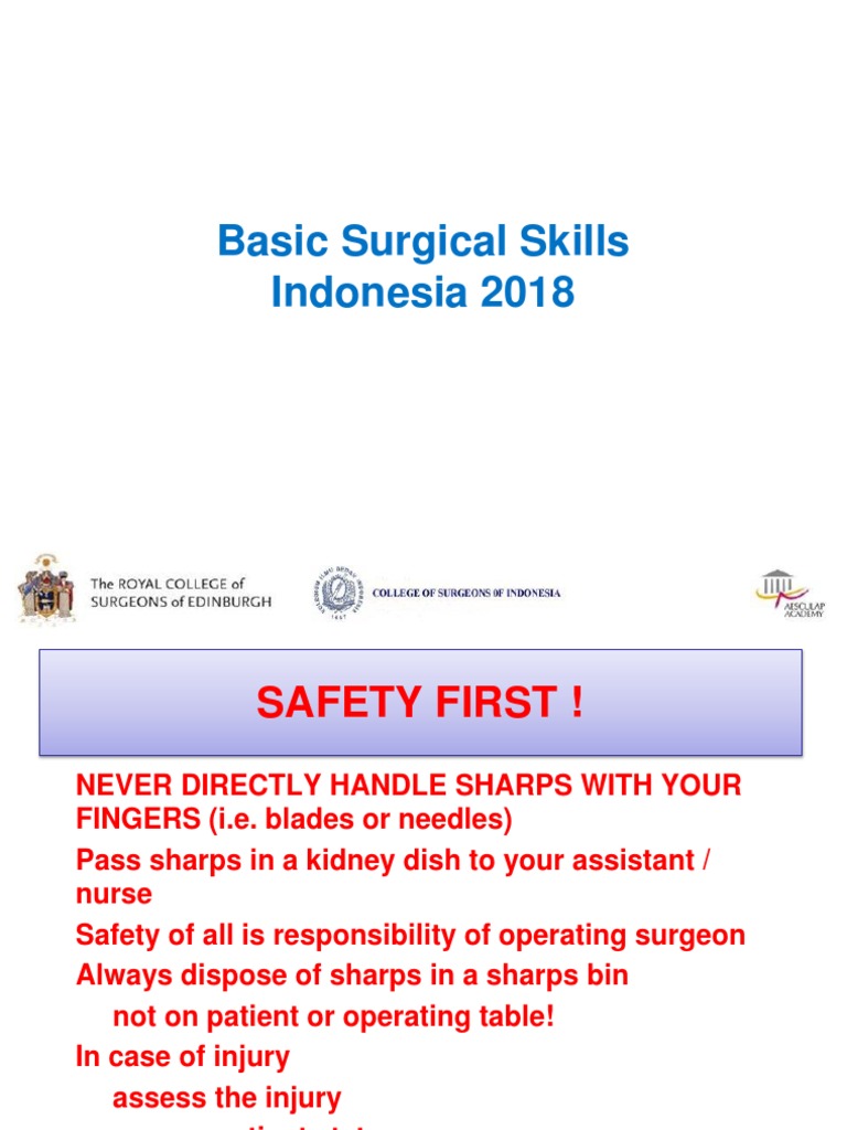 BSS GP - Presentation Material Program PDF | Download Free PDF | Surgical Suture | Knot