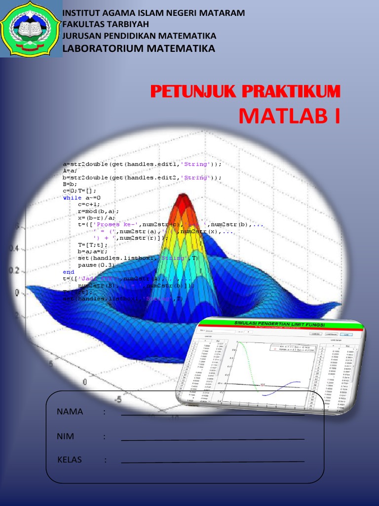 Praktikum Matlab 2014 PDF | PDF
