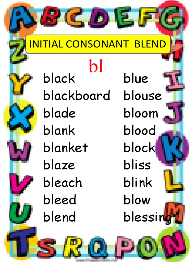 Consonant Blends for Early Readers | PDF