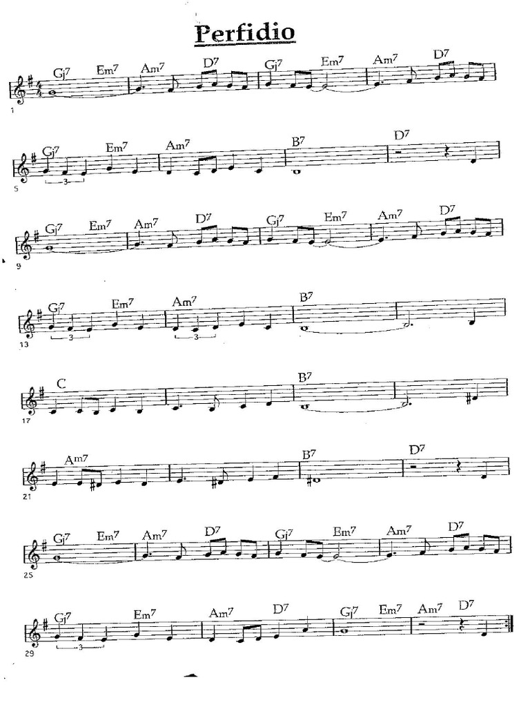 Perfidia PDF | PDF