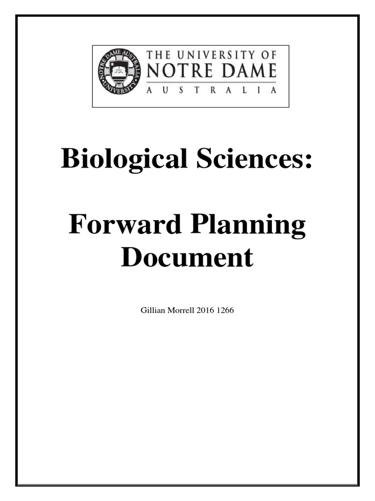Year 3 Biological Science Plan | PDF | Educational Assessment | Teachers