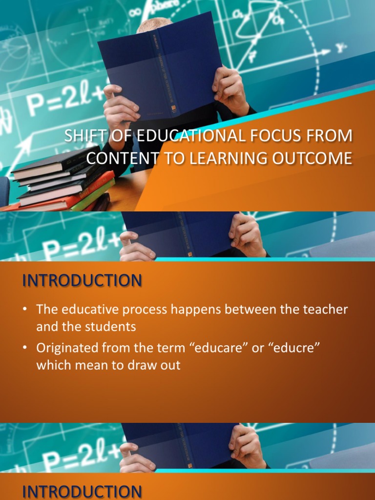 Shift to Learning Outcomes in Education | PDF | Curriculum | Learning