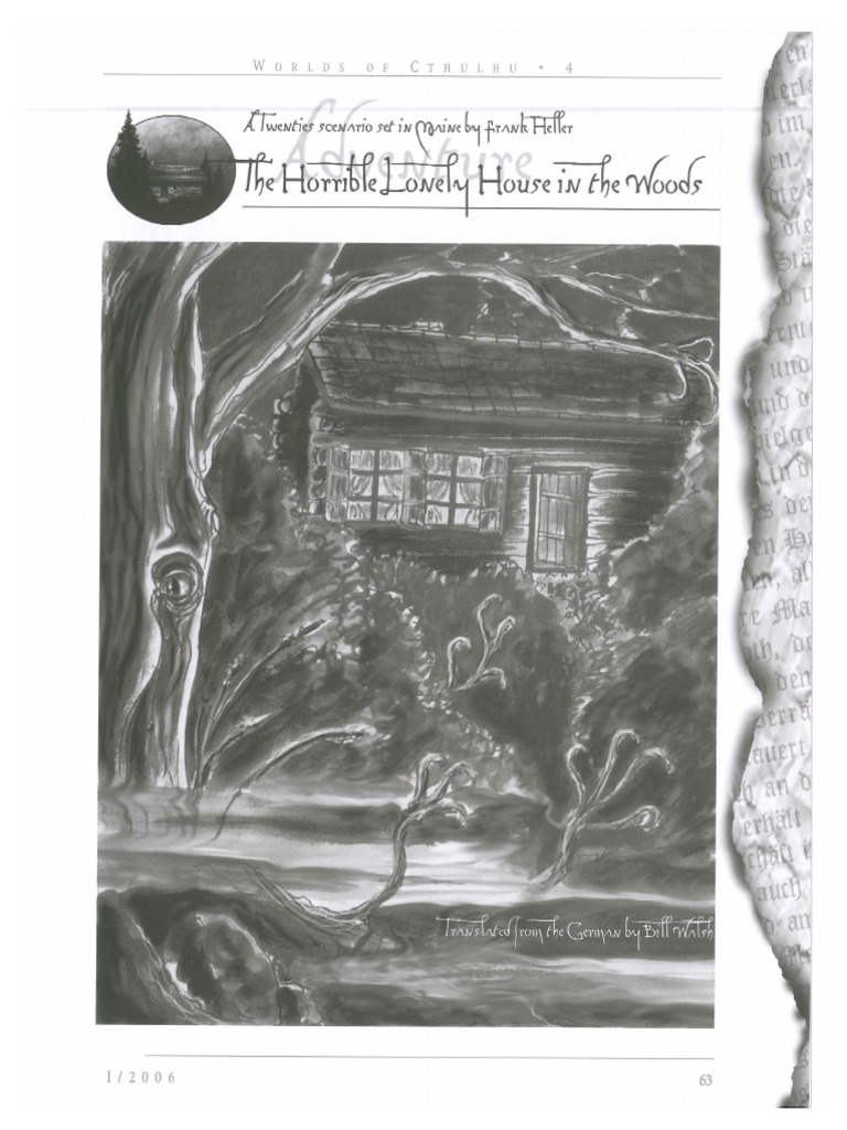 The Lonely House On The Woods | PDF
