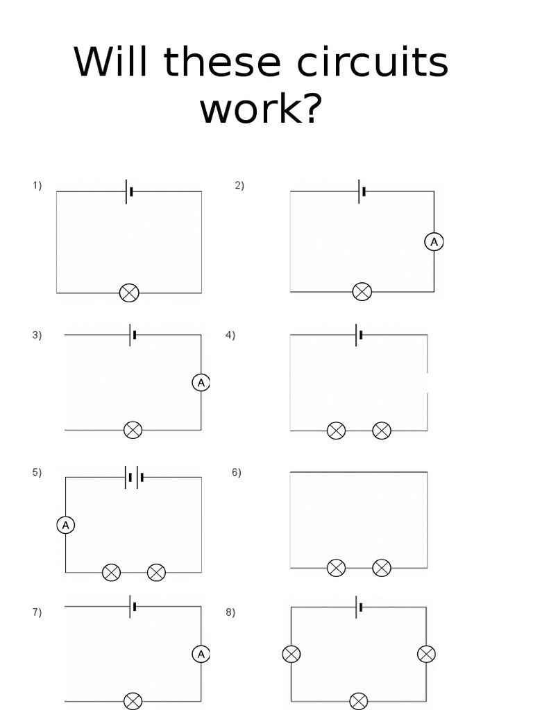 Will These Circuits Work | PDF