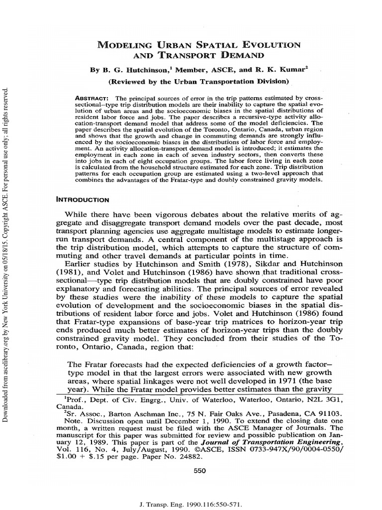 Modeling Urban Spatial Evolution | PDF | Economies | Business