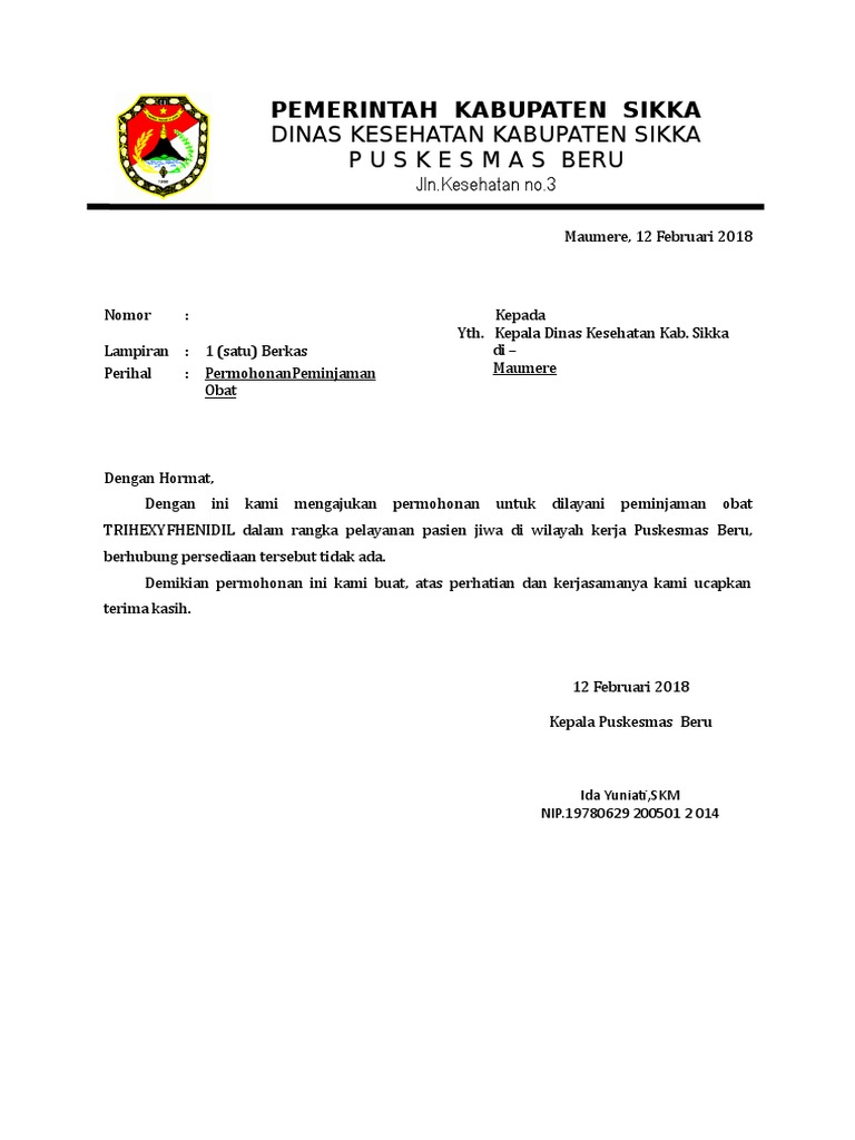 Surat Pengantar Bon | PDF