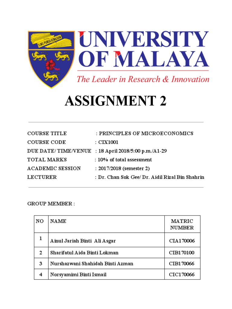 Micro Assignment 1 PDF | PDF | Demand | Price Elasticity Of Demand