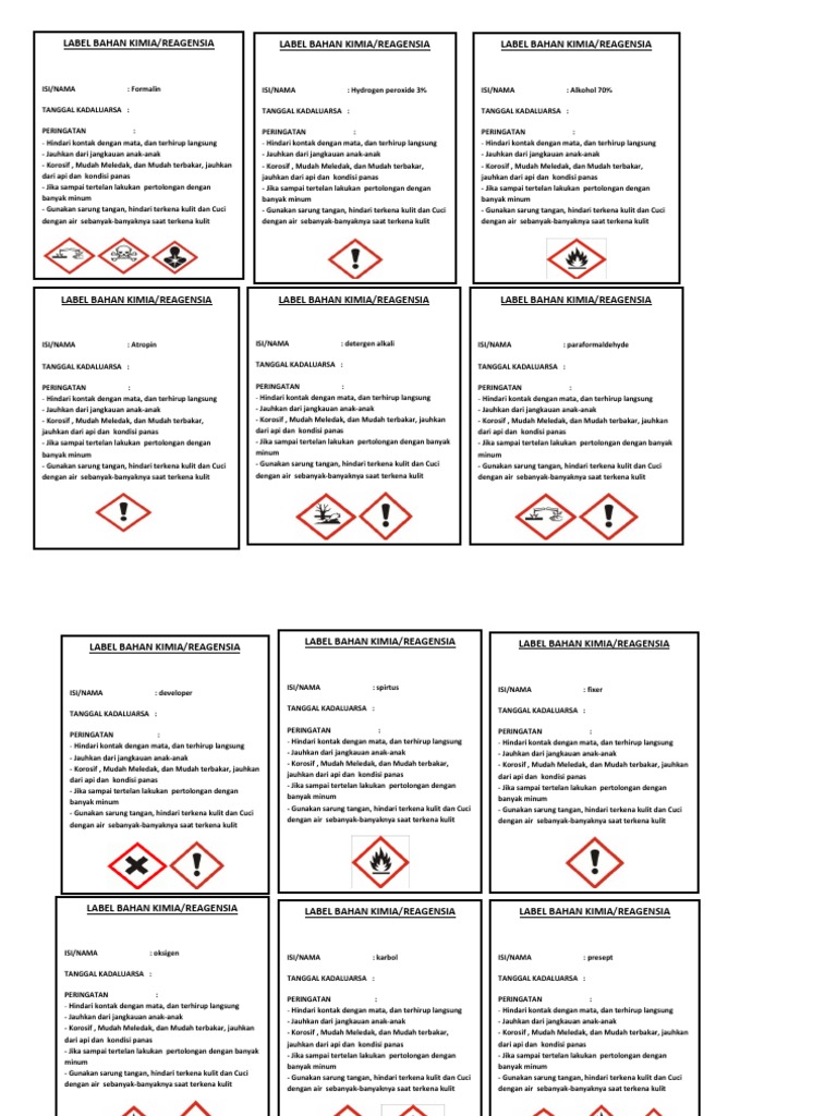 Label dan Simbol Limbah B3 | PDF