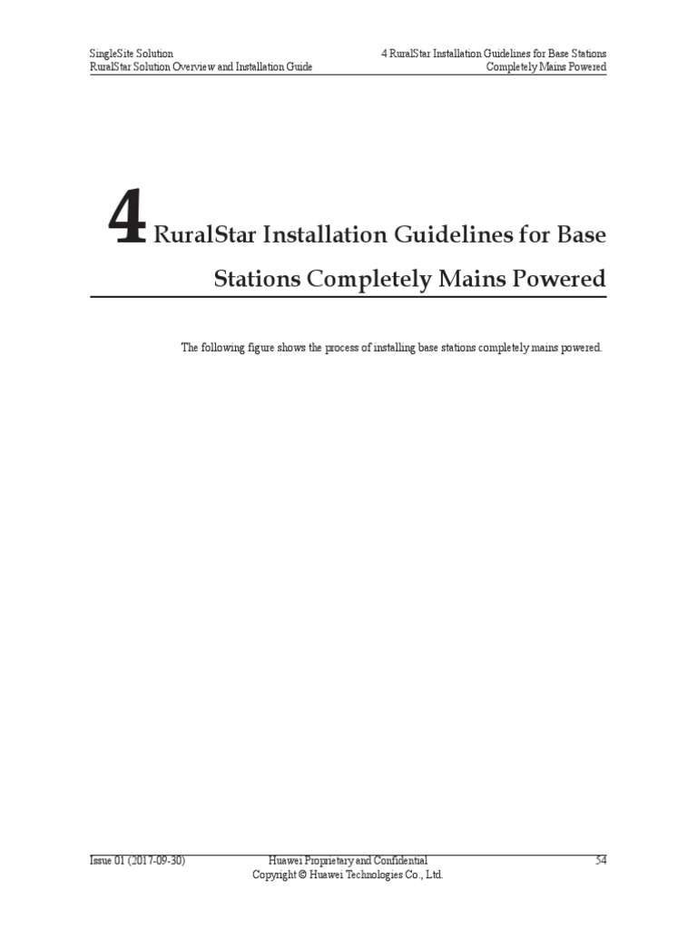 RuralStar Installation Guidelines | PDF | Manufactured Goods | Media ...
