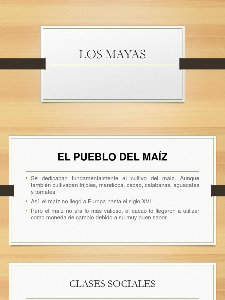 Los Mayas Ppt