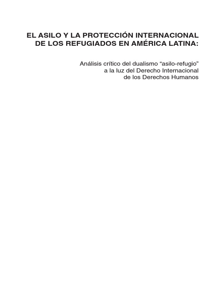 Informe ACNUR | PDF | Solicitante de asilo | Derechos humanos