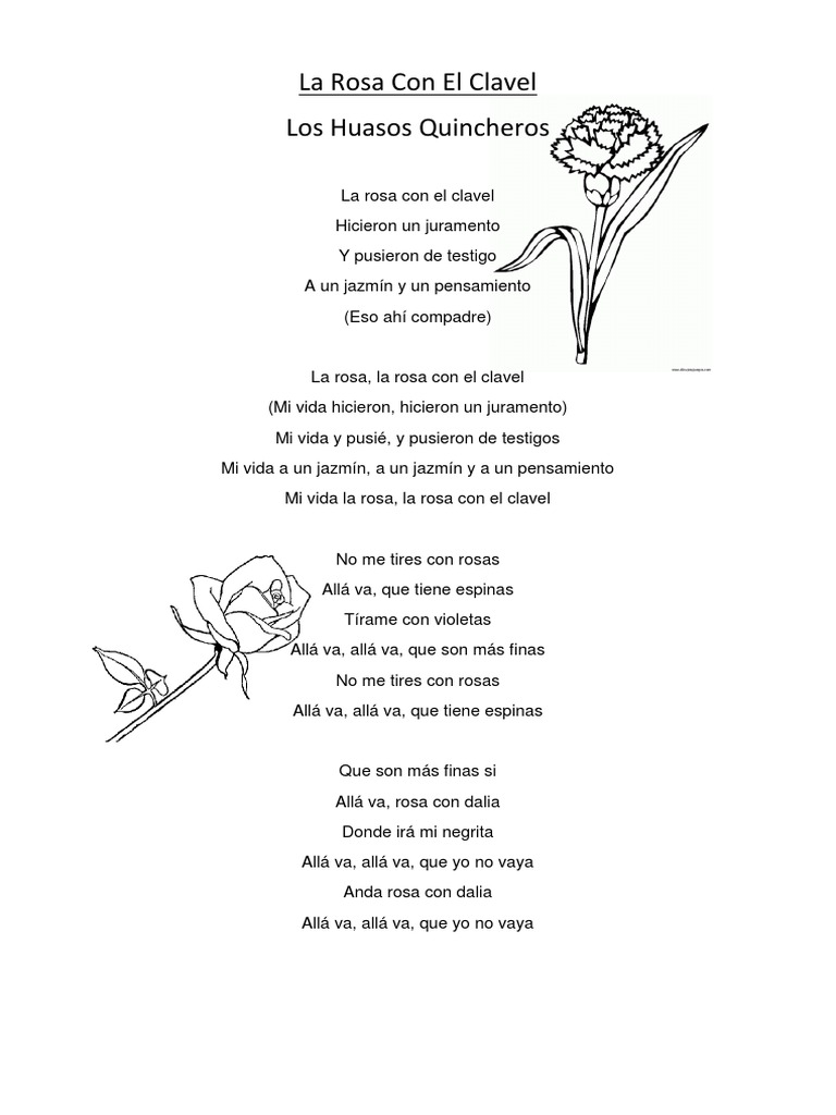 La Rosa Con El Clavel