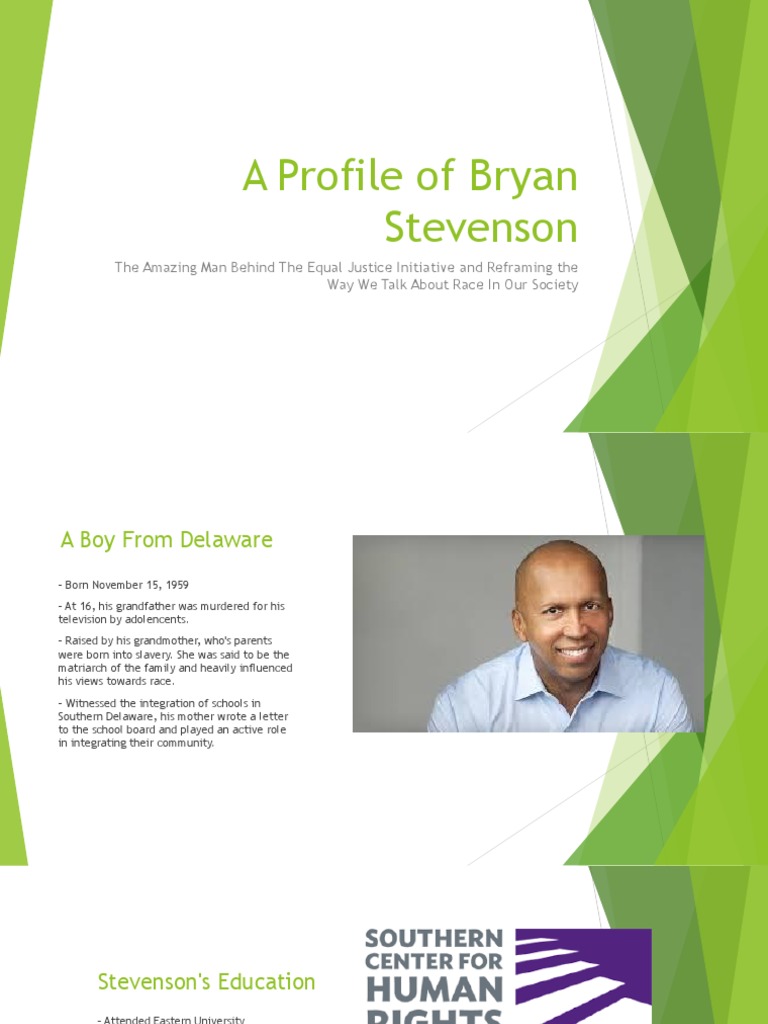 Stevenson Profile | PDF | Criminal Law | Justice