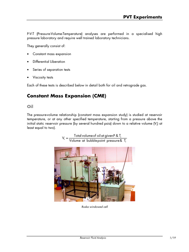 Intro To PVT | PDF | Petroleum Reservoir | Pressure